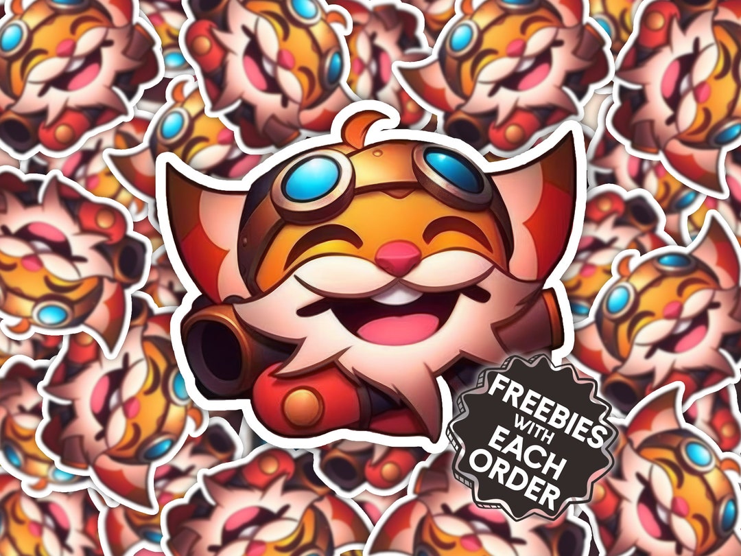 15x Chibi Corki League of Legends Vinyl Stickers Anime Style Online ...