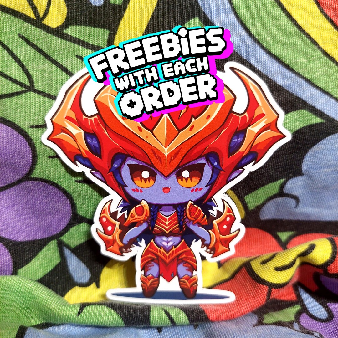 6pcs 3 Shyvana Sticker League of Legends Stickers Arcane League of ...