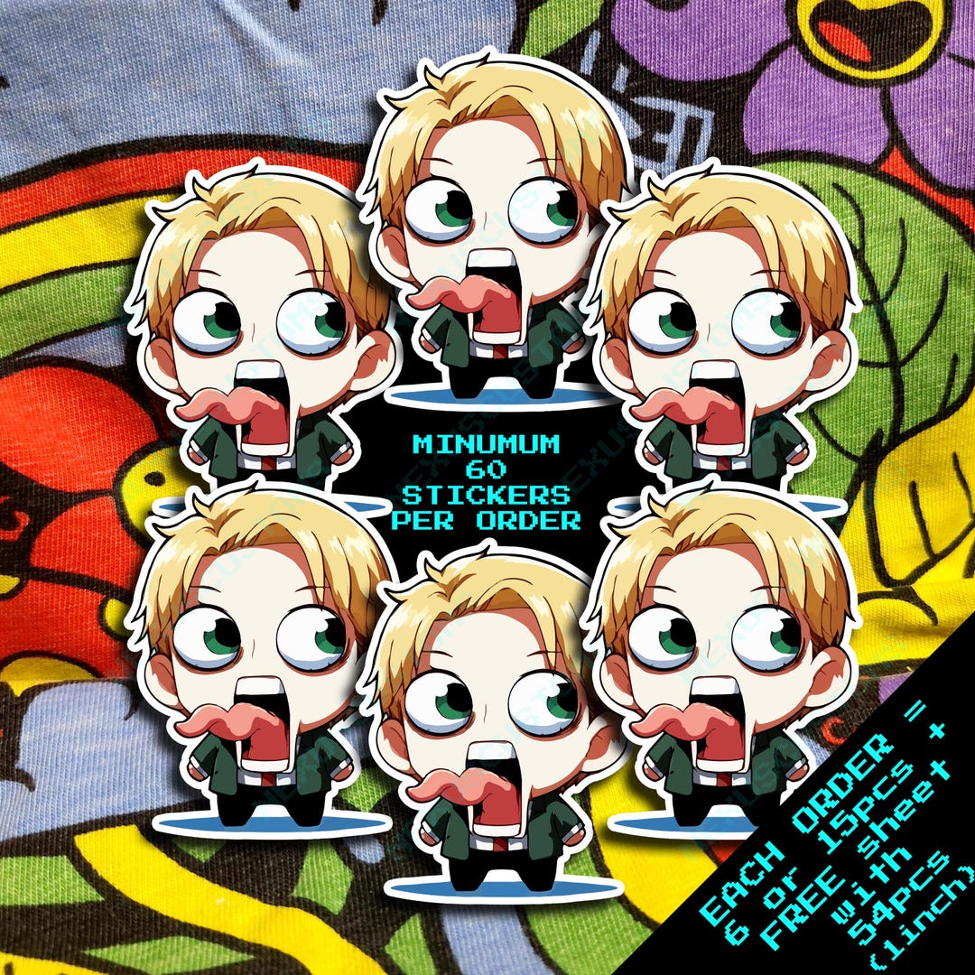 Loid Forger SPY X FAMILY Sticker Pack of 6, Anime Spy X Family Decal ...