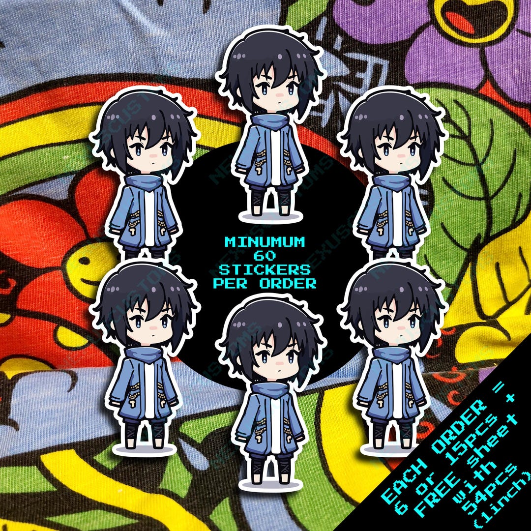 Solo Leveling Stickers, Pack of 60 Sung Jin Woo Chibi Stickers, Shadow ...