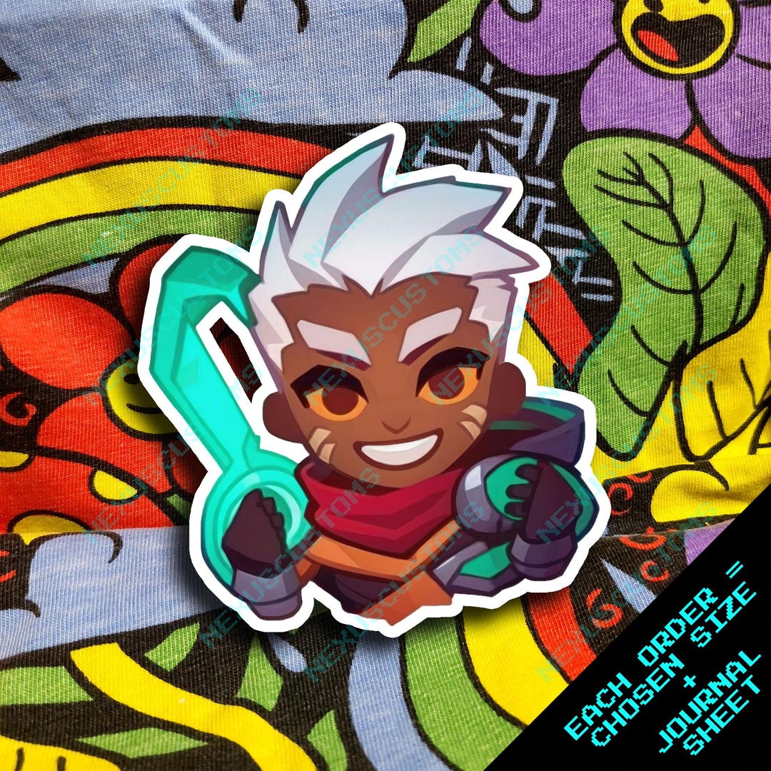 League of Legends Stickers Pack of 60 Ekko Chibi Stickers, League of ...