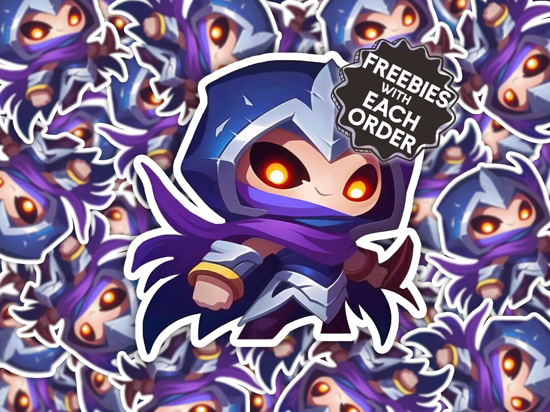 15x Chibi Talon League of Legends Vinyl Stickers Anime Style Online ...
