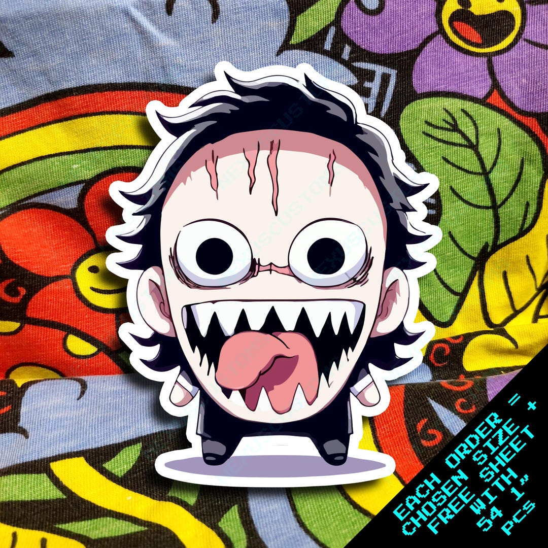 3 6pcs Demon Slayer Genya Sticker, Chibi Genya Stickers Kimetsu No ...
