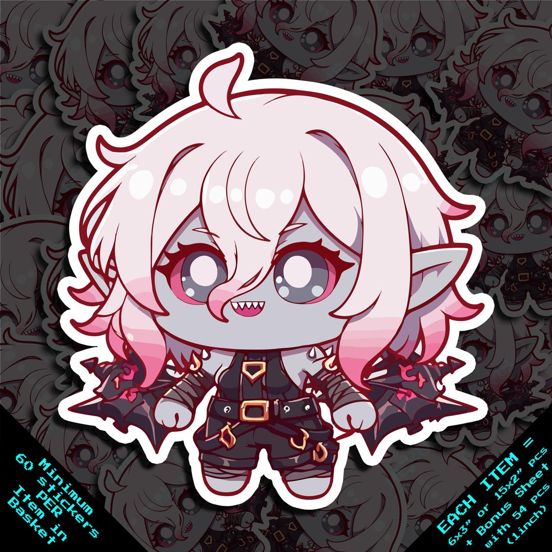 Pack of 60 Briar Chibi Stickers, League of Legends Chibi Stickers ...