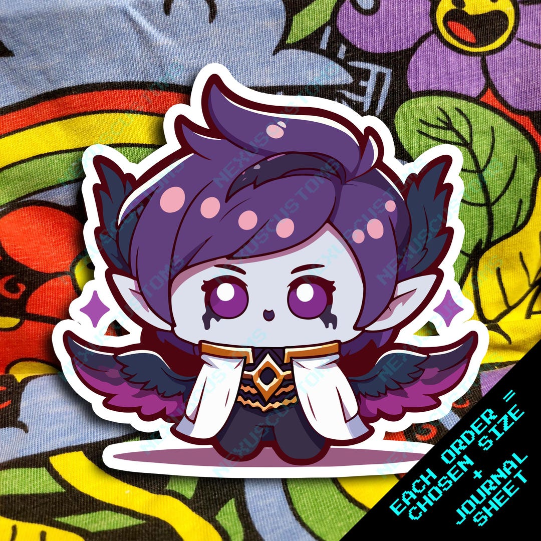 League of Legends Stickers Pack of 60 Morgana Chibi Stickers, League of ...