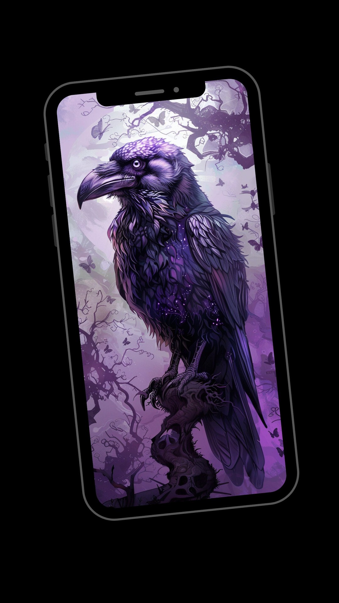 Mystic Raven Magic Art, iPhone Wallpaper, Smartphone Background, Mobile ...