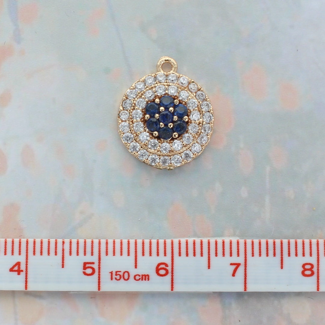 Evil Eye Rose Gold Finish - Etsy