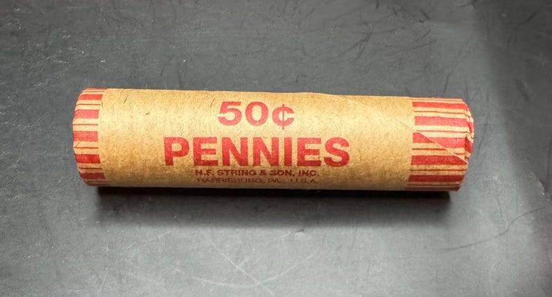 1943 Steel Pennies - WWII Wartime Cents - Roll of 50 Circulated - Etsy