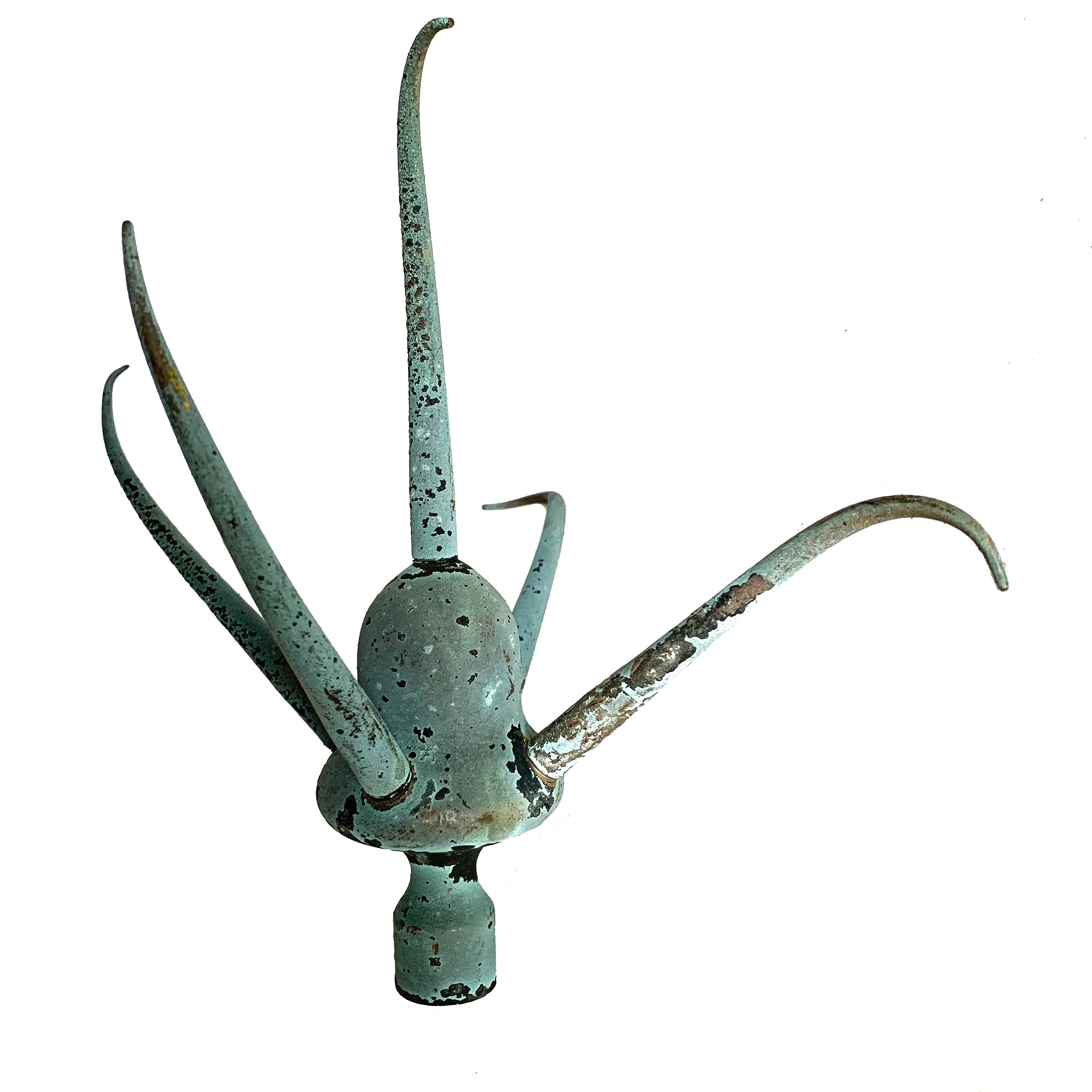 Acorn Lightning Rod Finial Franklin Rod Cole Brothers Lightning Struck ...