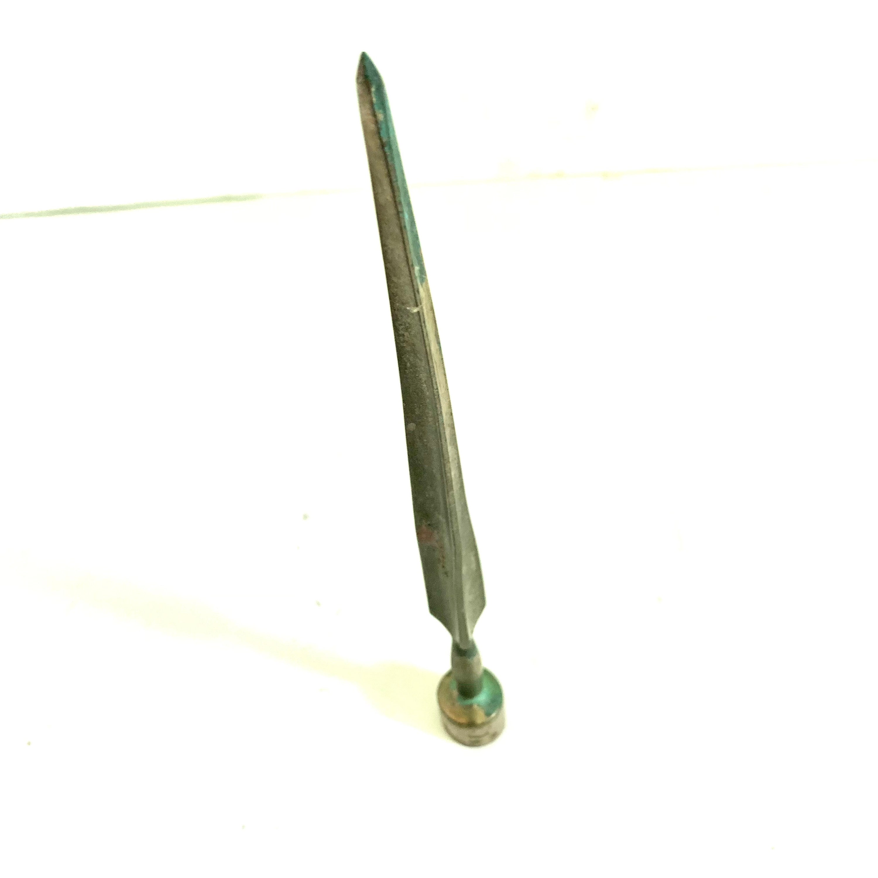 Lightning Rod Finial Bayonet Spike Nickel Plated 9 Inches - Etsy