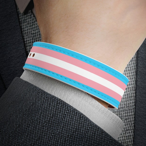 Leather Wristband - Etsy