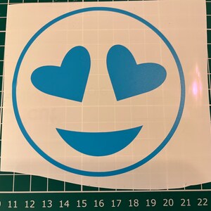 Smiley Face Large Heart Eyes SVG - Digital Download (svg, Jpg, Png, and ...