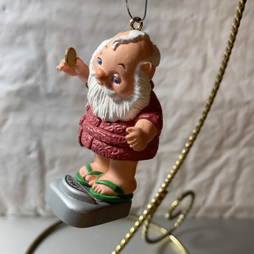 Hallmark Tipping the Scales Vintage 1986 Keepsake Ornament QX4186 - Etsy