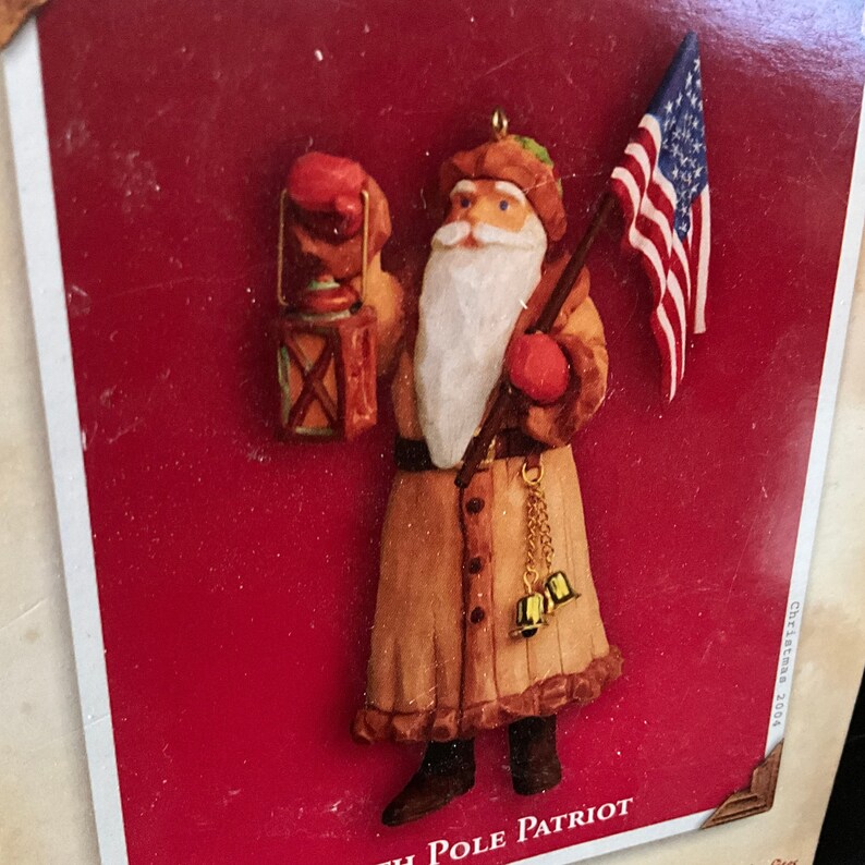 Hallmark North Pole Patriot Dated 2004 Keepsake Ornament QXG5451 - Etsy