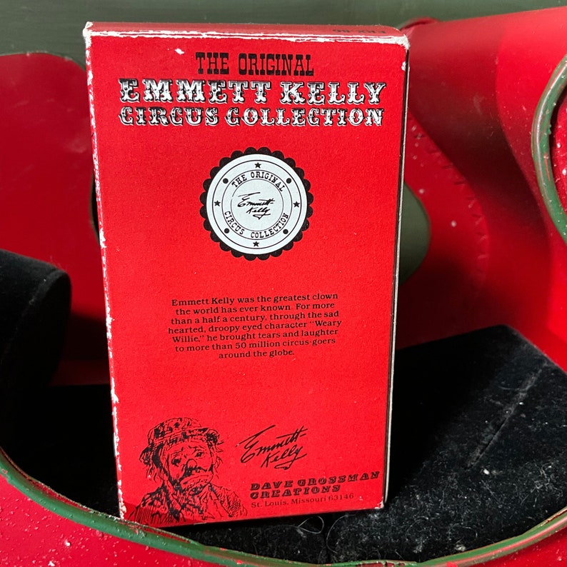 Emmett Kelly the Original Circus Collection Dave Grossman Creations Vintage Collectible Figurine ...