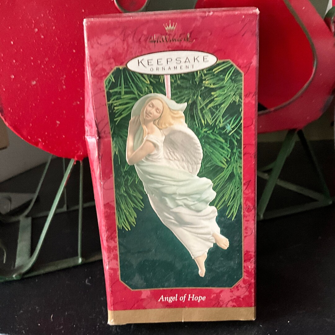 Hallmark Angel of Hope Breast Cancer Angel Keepsake Ornament QXI6339 - Etsy