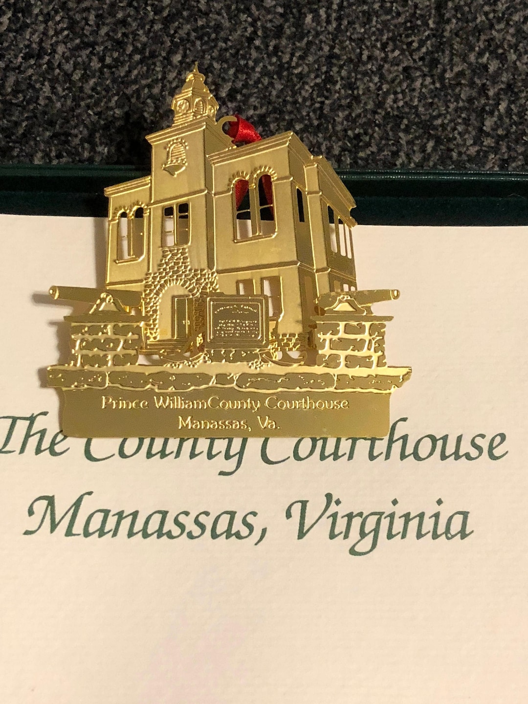 Prince William County Courthouse, Manassas, Virginia, Vintage 1993,4th ...
