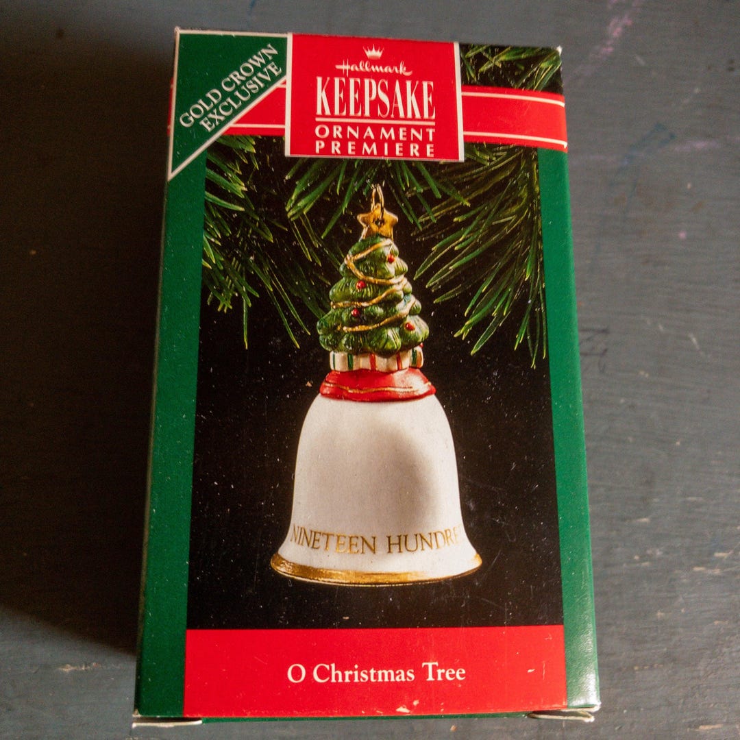 Hallmark, O Christmas Tree, Dated 1992, Keepsake Ornament, QX5411 - Etsy