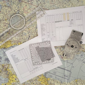 Flight Planning Log Printable, Cross-country Log Printable, Flight ...