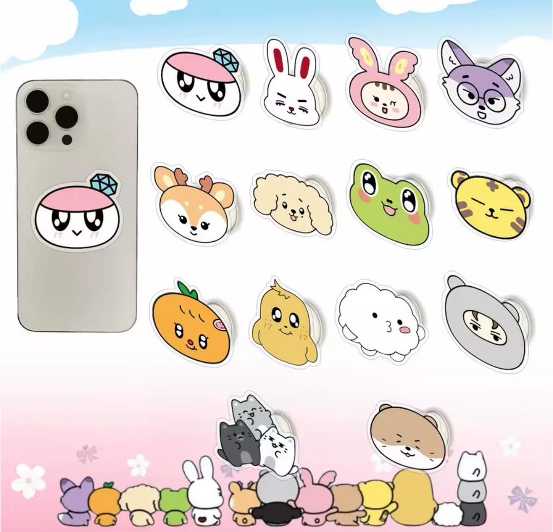 SVT Member Miniteen Acrylic Phone Grip Tok Popup Holder - Etsy