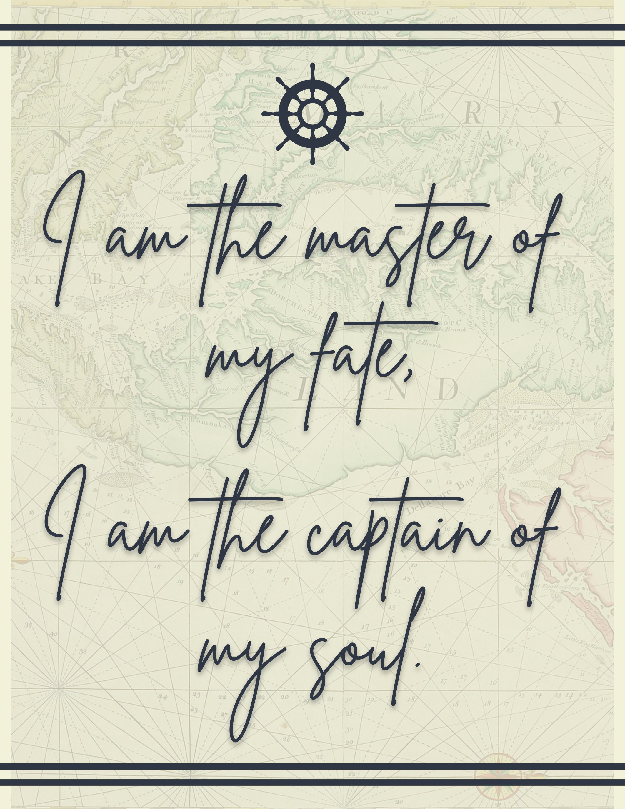 Invictus Digital Poster - Etsy