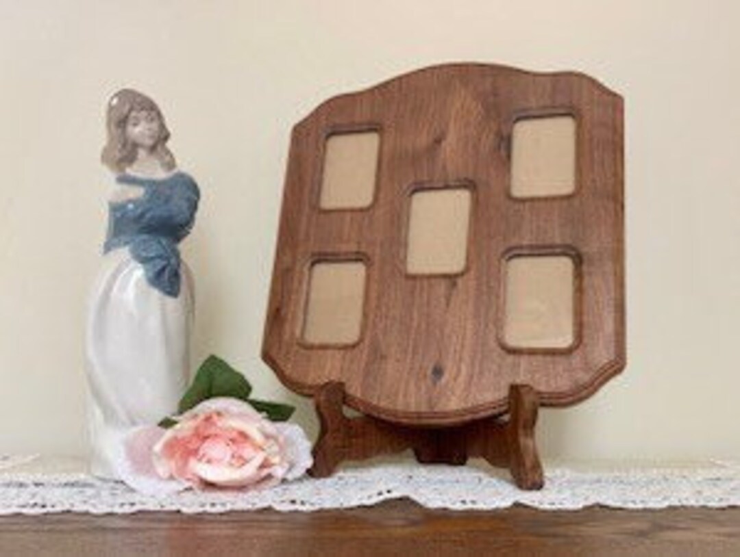 Wood Collage Frame | Black Walnut | Handmade - Etsy