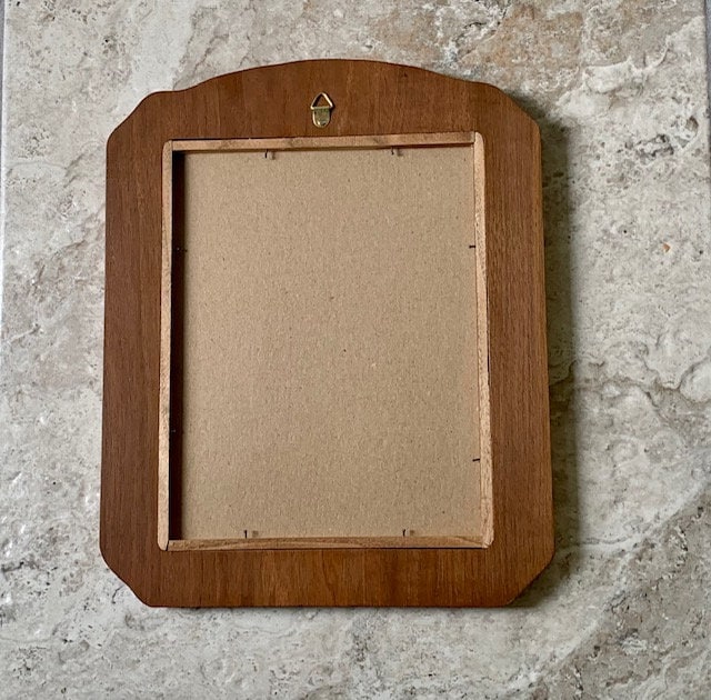 Oval Display Wood Frame | 8 X 10 | Hand Made | Black Walnut | Country ...
