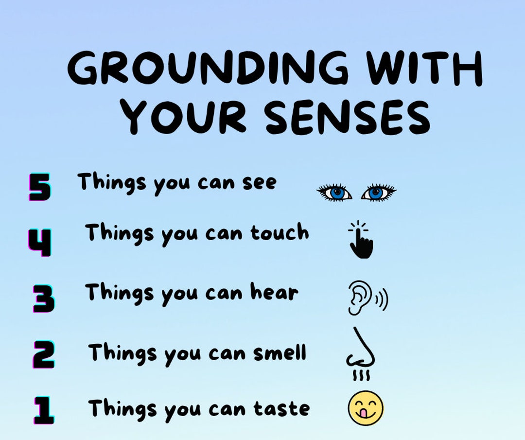 Grounding With Your Senses - Etsy
