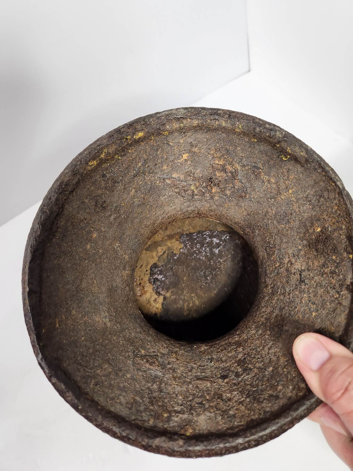 Very Early Rare Antique Cast Iron Train Spittoon Cuspidor Railroad ...