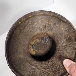 Very Early Rare Antique Cast Iron Train Spittoon Cuspidor Railroad ...