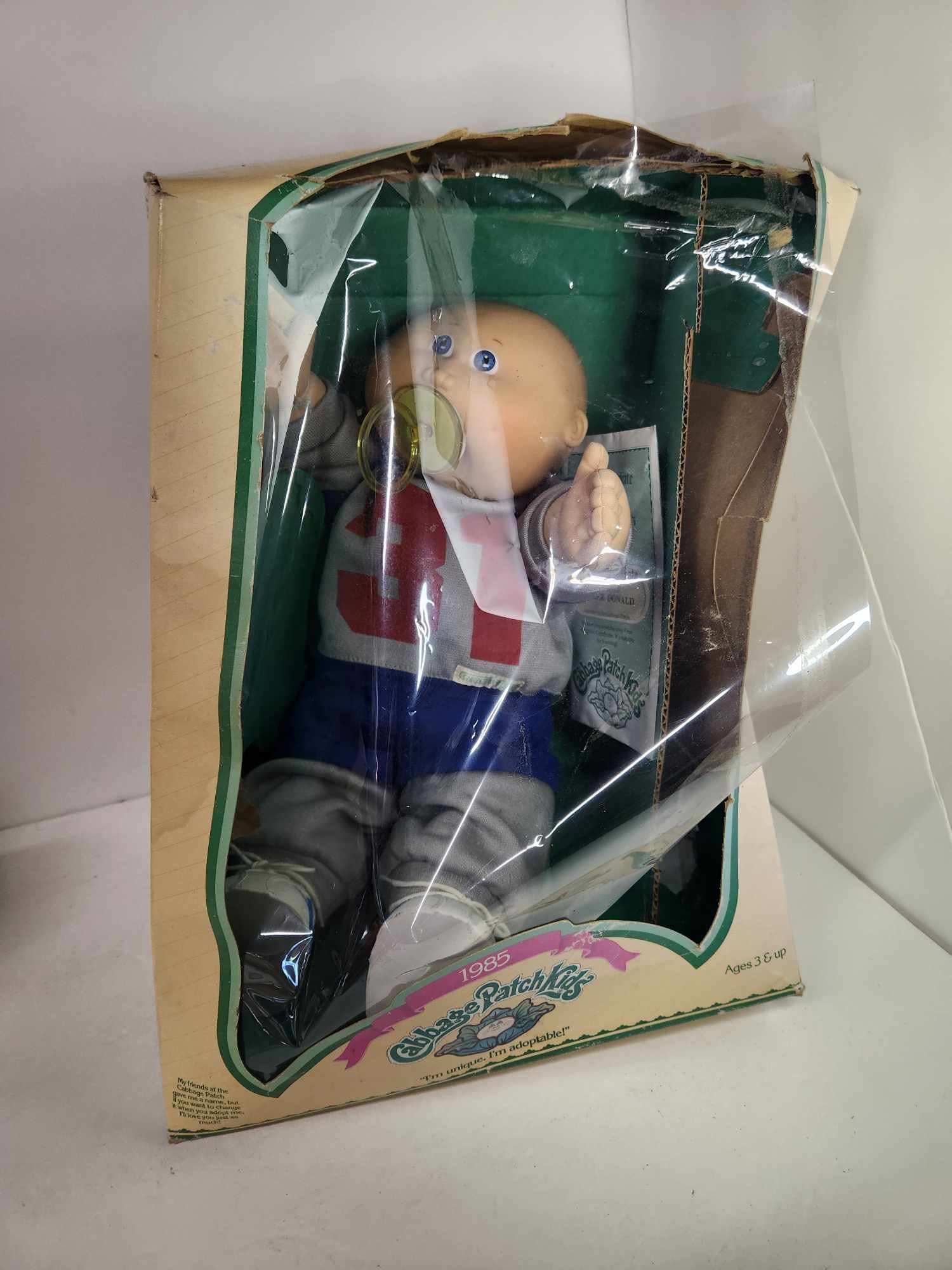 1985 Cabbage Patch Baby Boy Doll Sports Football Box Damaged - Etsy