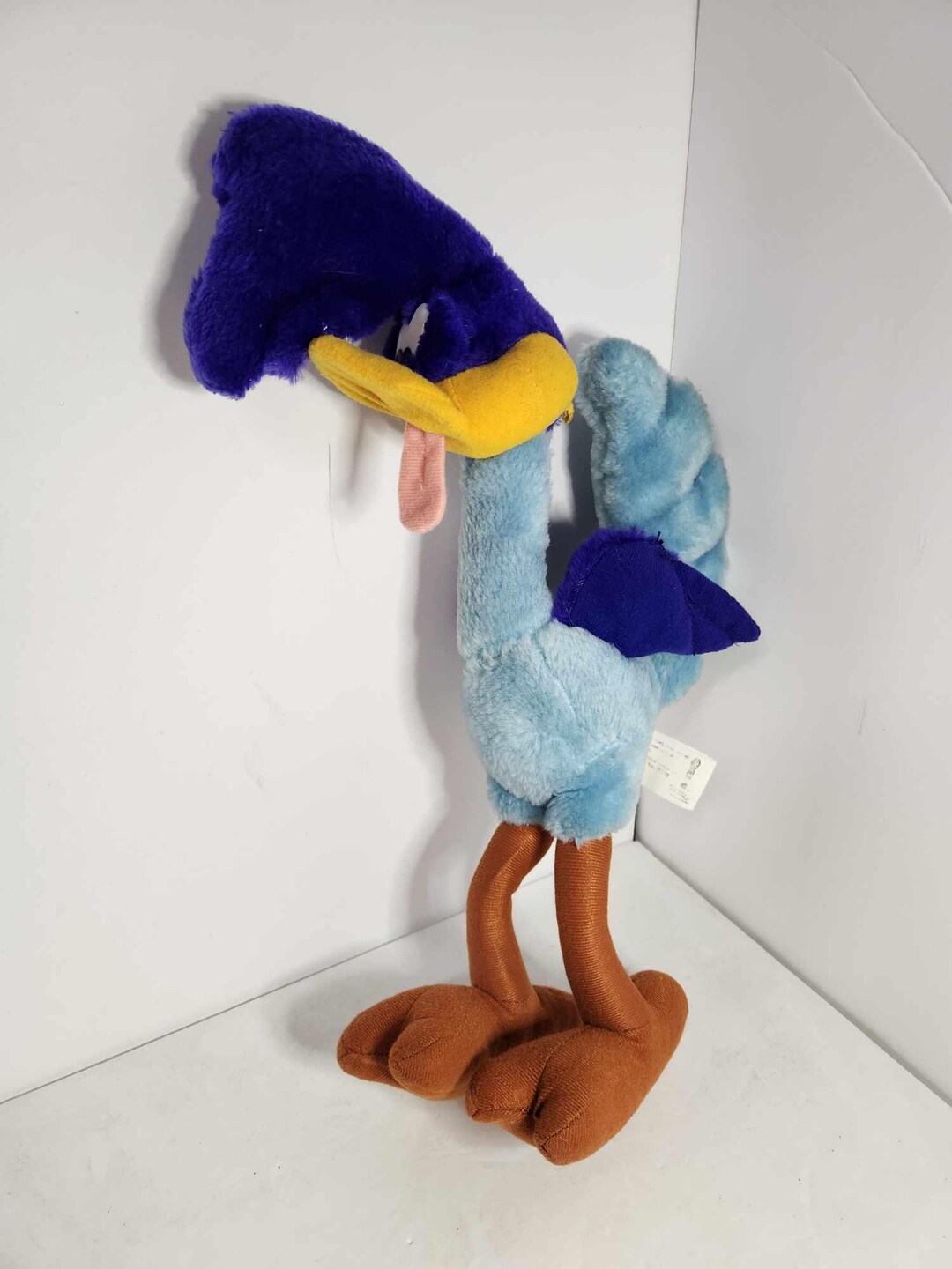 Vintage Six Flags Theme Park Road Runner Plush 90's Stuffed Toy Warner ...