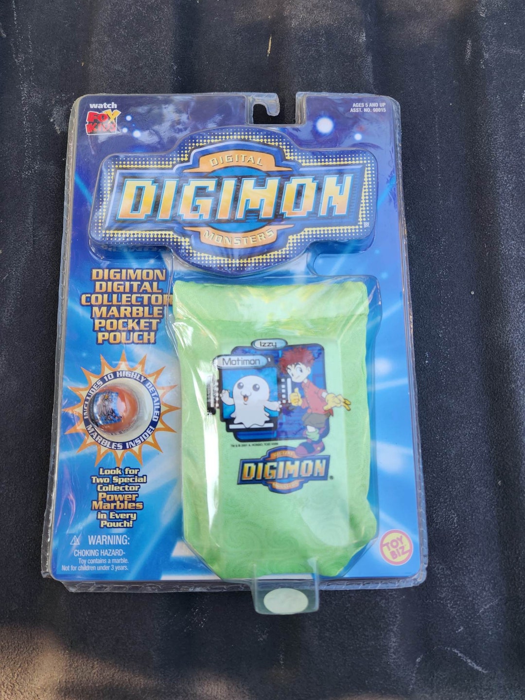 2001 Digimon Digital Monsters Collector Marble Pocket Pouch Motimon ...