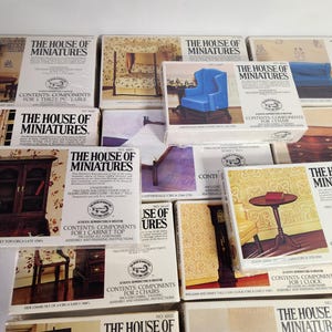 Lot of 15 Model Pieces of Furniture House of Miniatures Doll New Table ...