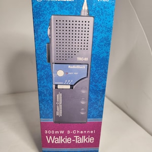 Realistic Walkie Talkie Trc 214 - Etsy