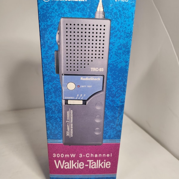Realistic Walkie Talkie Trc 214 - Etsy