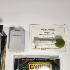 Very Rare Caution Seaman Sega Dreamcast Video Game Complete W ...