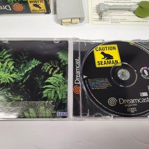 Very Rare Caution Seaman Sega Dreamcast Video Game Complete W ...