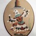 Vintage Native American Indian Sand Eagle Dancer Painting on Wood ...