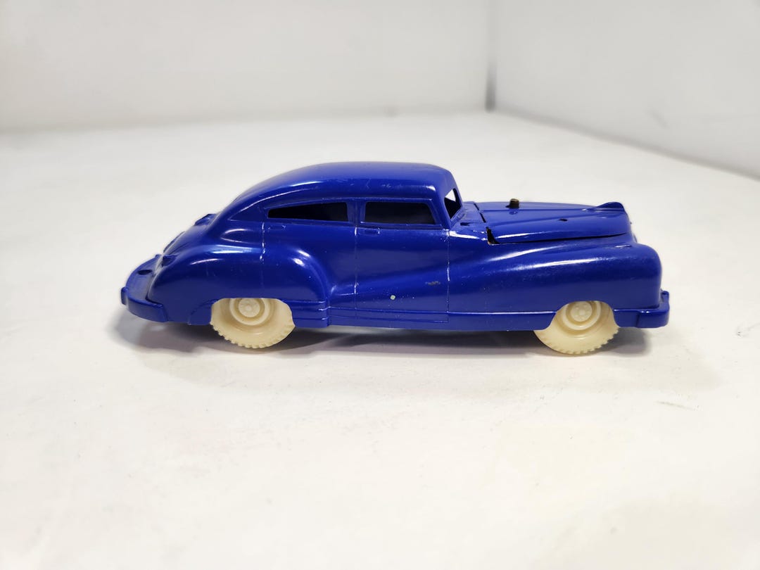 Vintage Keystone Blue Sedan Toy Car Fill Er up Gas 1950's Made in USA ...