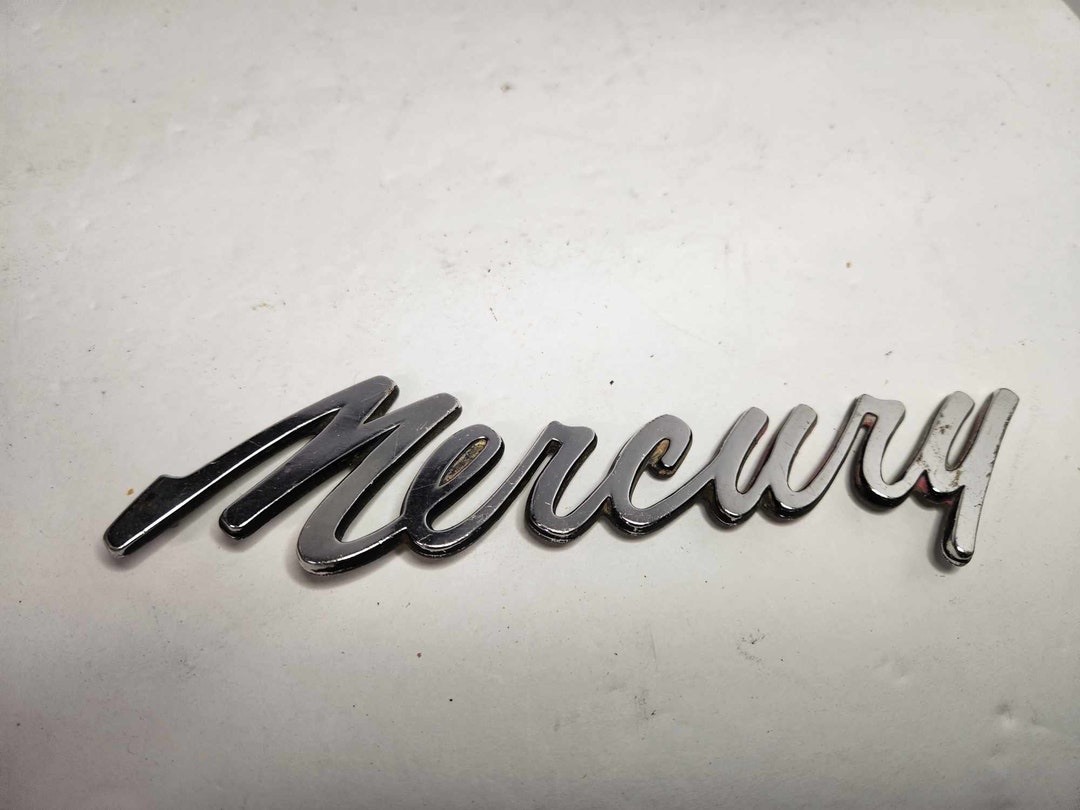 Vintage Original Mercury Emblem Badge Side Logo OEM Auto Car Classic - Etsy