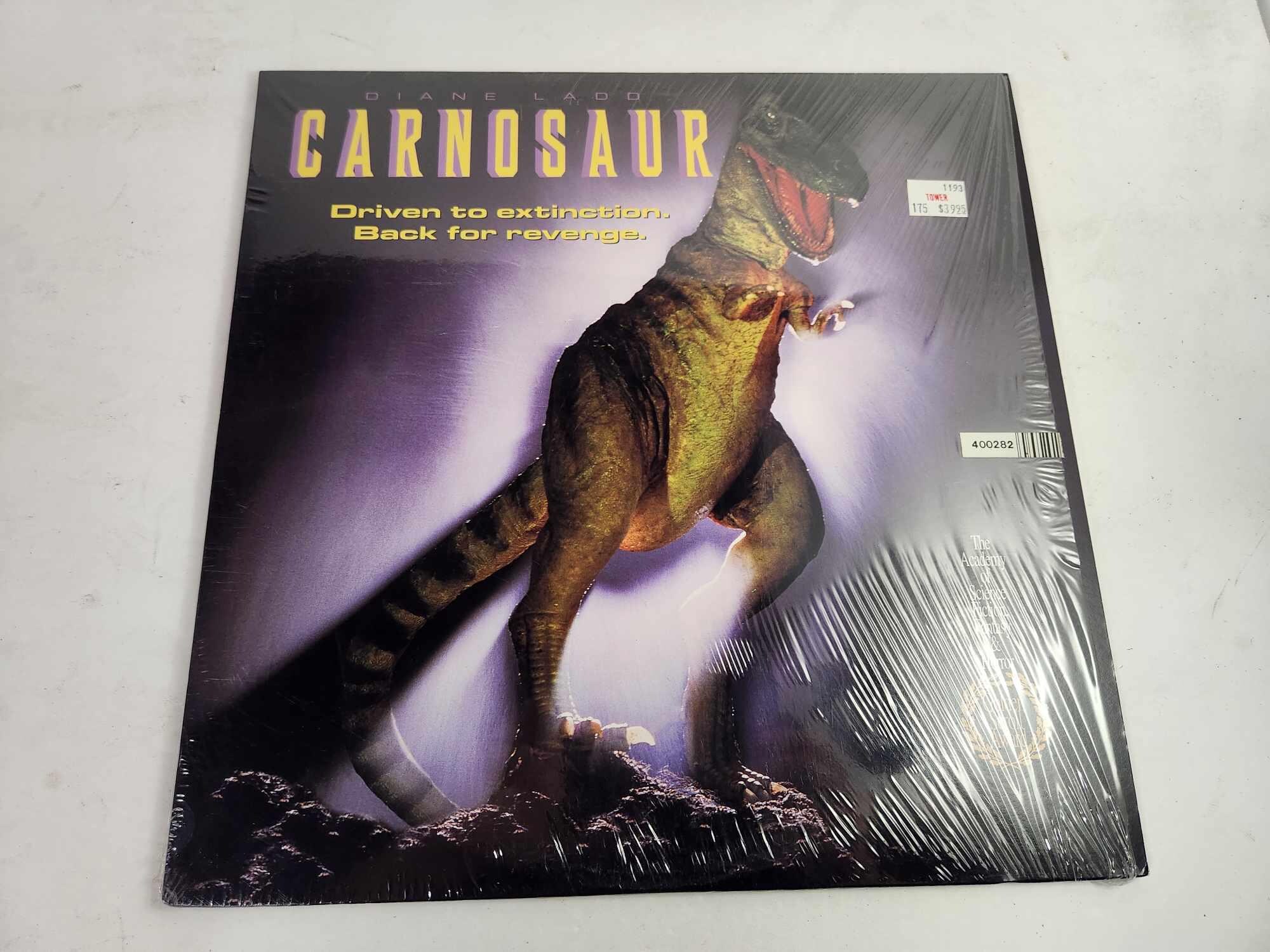 Vintage Carnosaur Laserdisc Movie 90's Rare Killer Dinosaur Horror Sci ...
