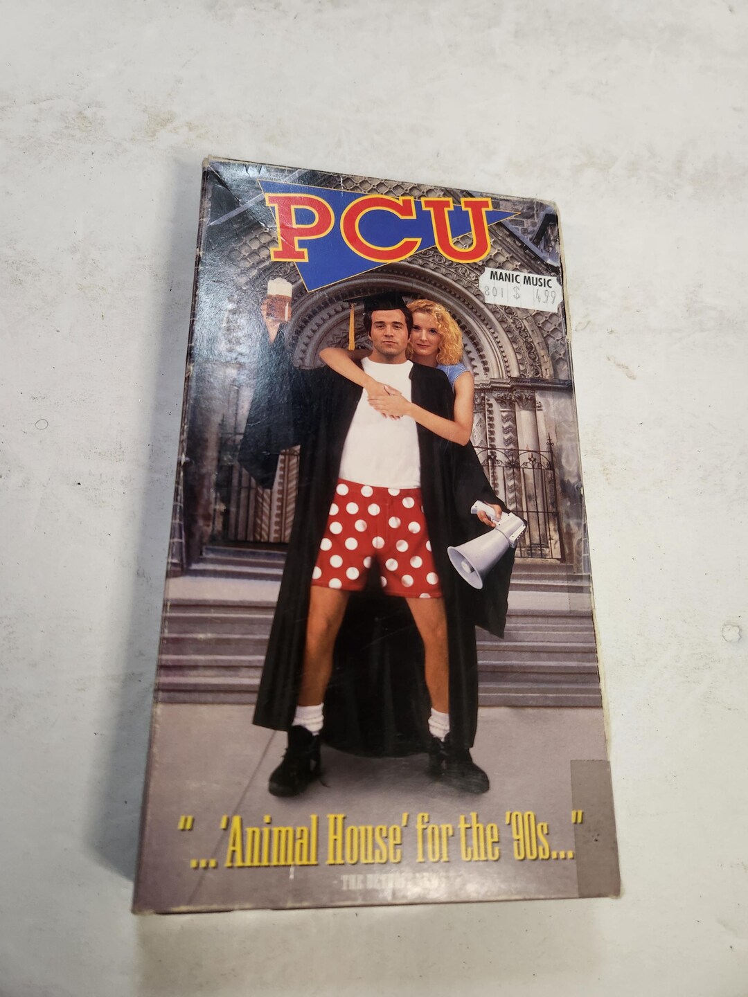 RARE PCU VHS Tape Movie Cassette Jeremy Piven David Spade Film Comedy ...