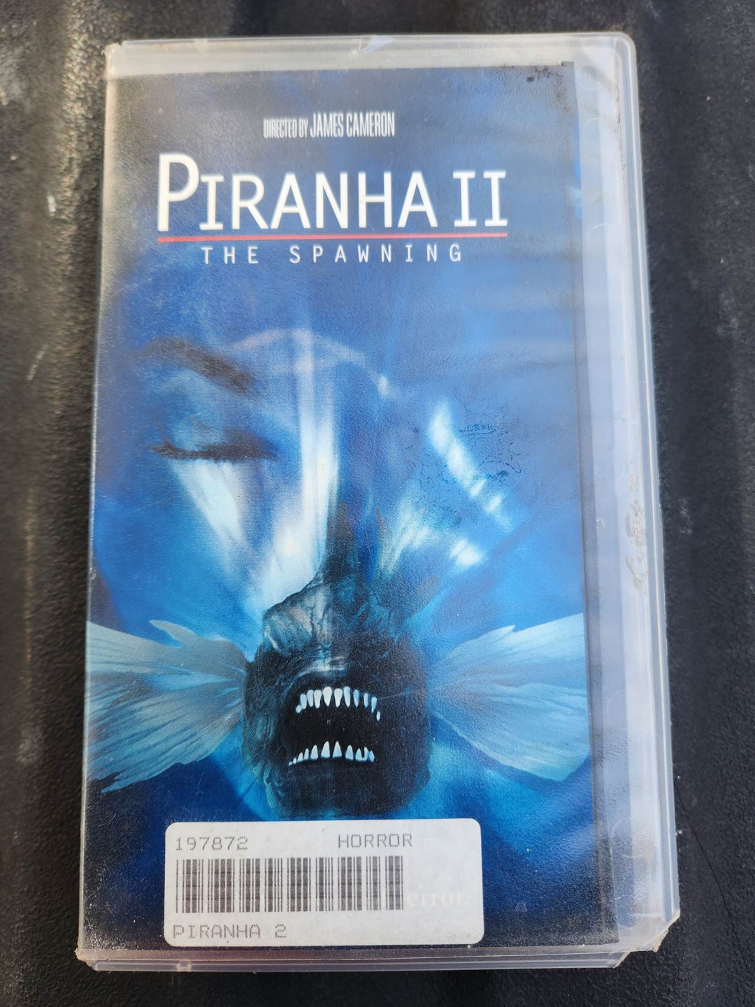 Piranha II 2 VHS Movie Blood Horror RARE Killer Fish Cult Classic James ...