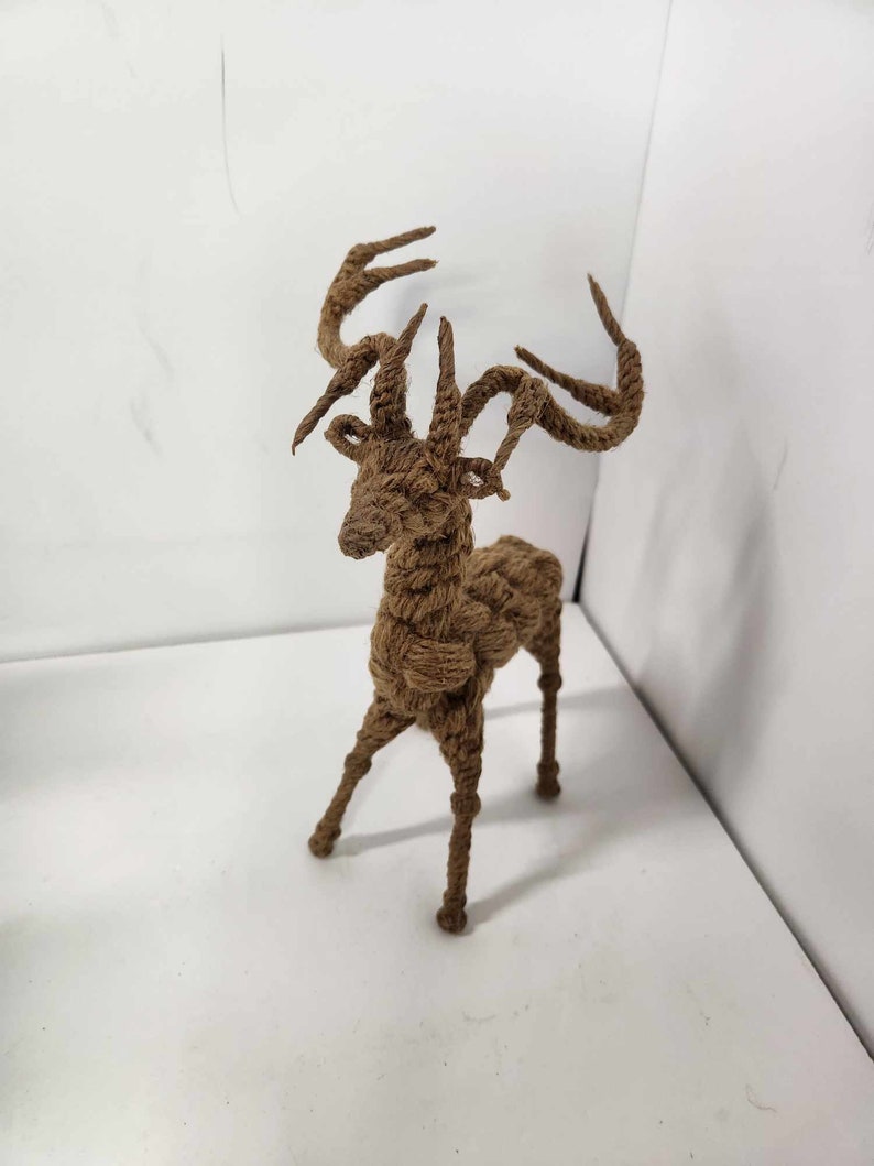Vintage Handmade Buck Deer Decor Rustic Cabin Cottage Hunting Mancave ...