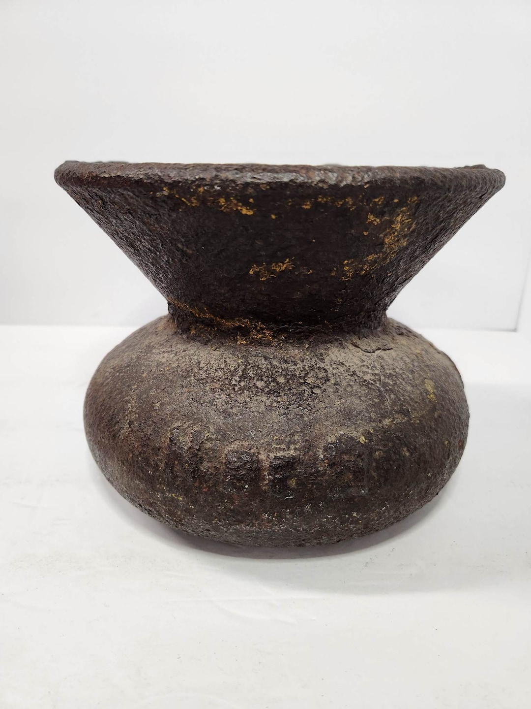 Very Early Rare Antique Cast Iron Train Spittoon Cuspidor Railroad ...