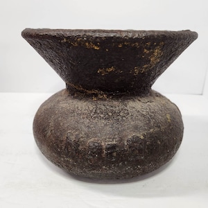 Very Early Rare Antique Cast Iron Train Spittoon Cuspidor Railroad ...