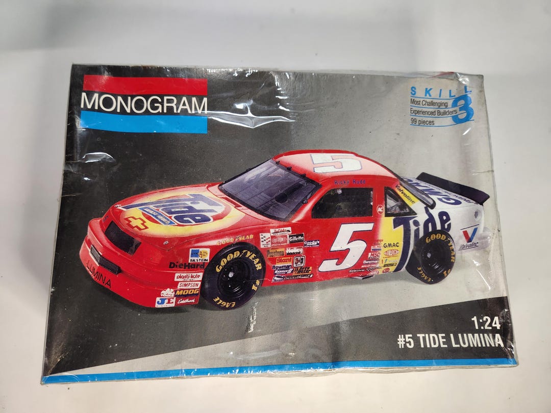Revell Monogram Rudd #5 Tide Chevrolet Lumina Model Car Kit 1:25 Scale ...