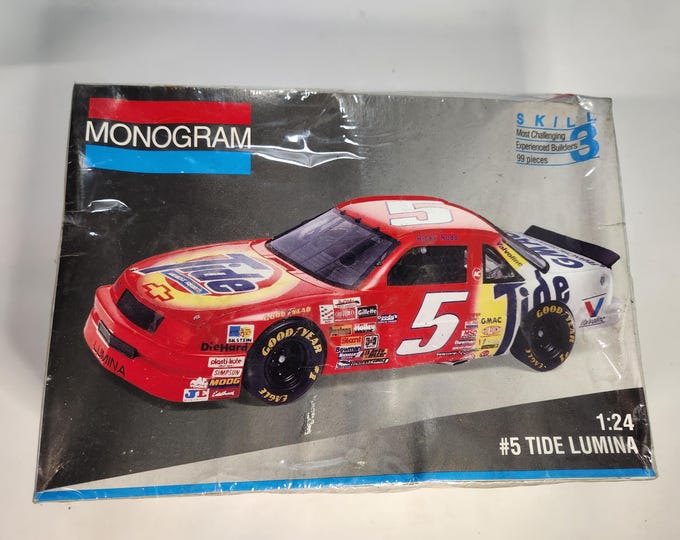 Revell Monogram Rudd #5 Tide Chevrolet Lumina Model Car Kit 1:25 Scale ...