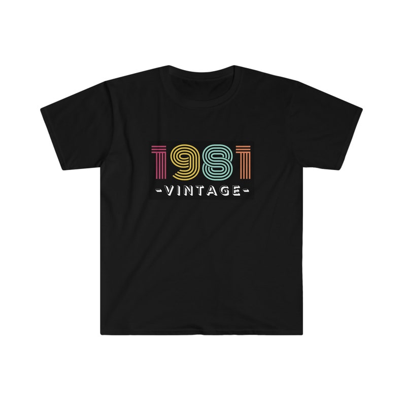 1981 Vintage T-shirt - Etsy